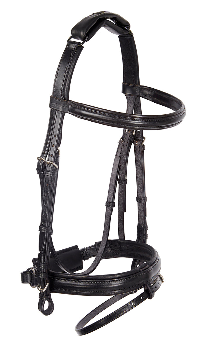 Freeflex bridle with crank noseband & removable flash – Shadow Horse