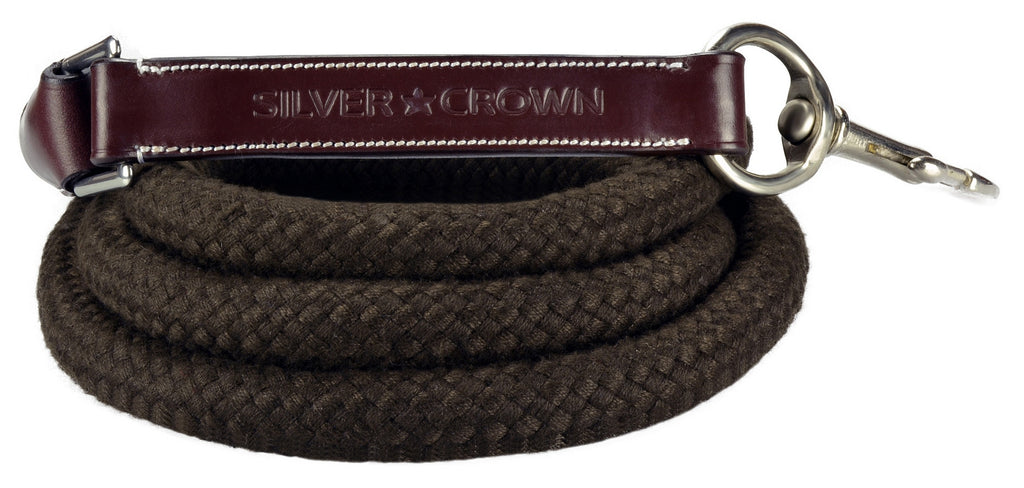 Silver Crown all-leather headcollar – Shadow Horse